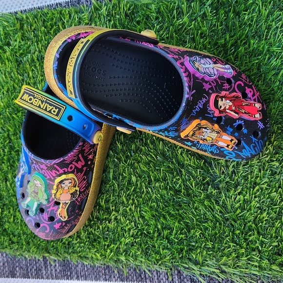 CROCS | Shoes | Crocs Junior Rainbow High Size 2 | Poshmark